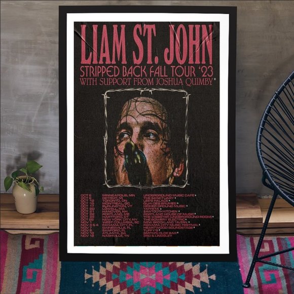 Art | Liam St John Stripped Back Fall Tour 23 Poster | Poshmark